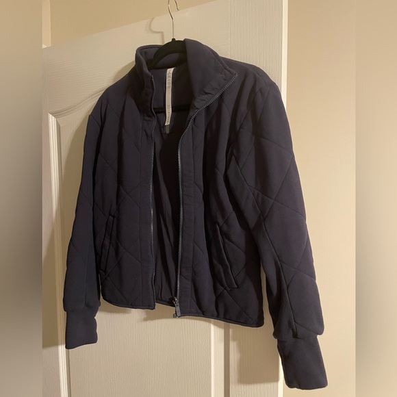 lululemon athletica | Jackets & Coats | Lululemon Quilted Jacket Navy ...